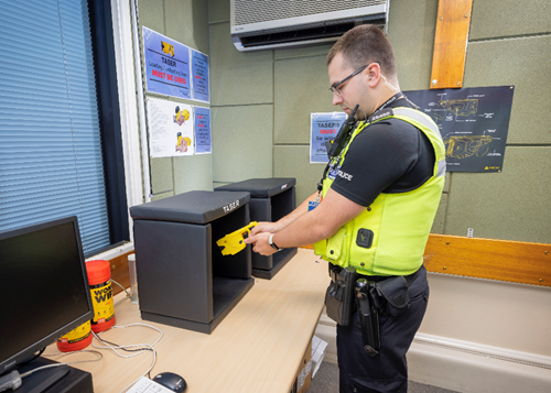 'We need Taser for all frontline officers - now' says Fed chair